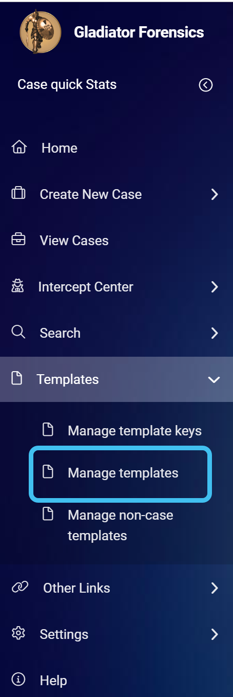 How to create a template